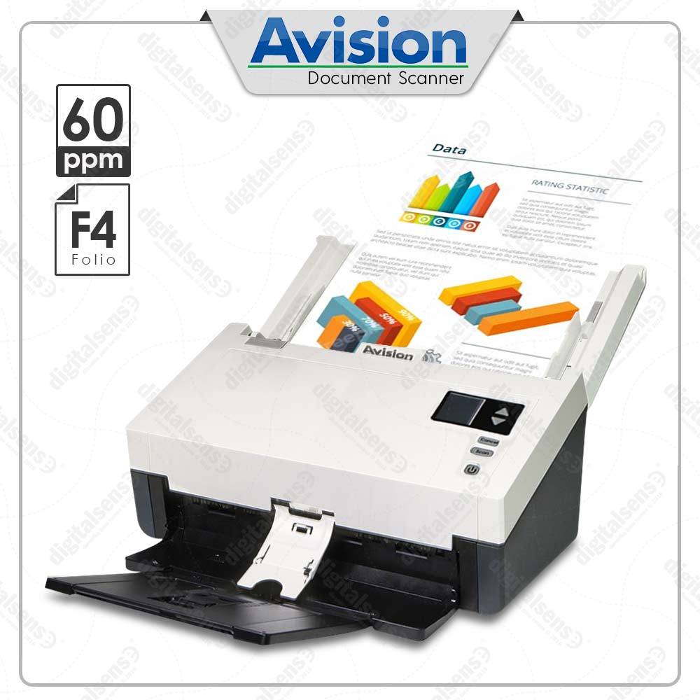 Jual Scanner Avision AD345G - ADF-A4/F4/Legal/Folio- 60 Lembar/menit ...