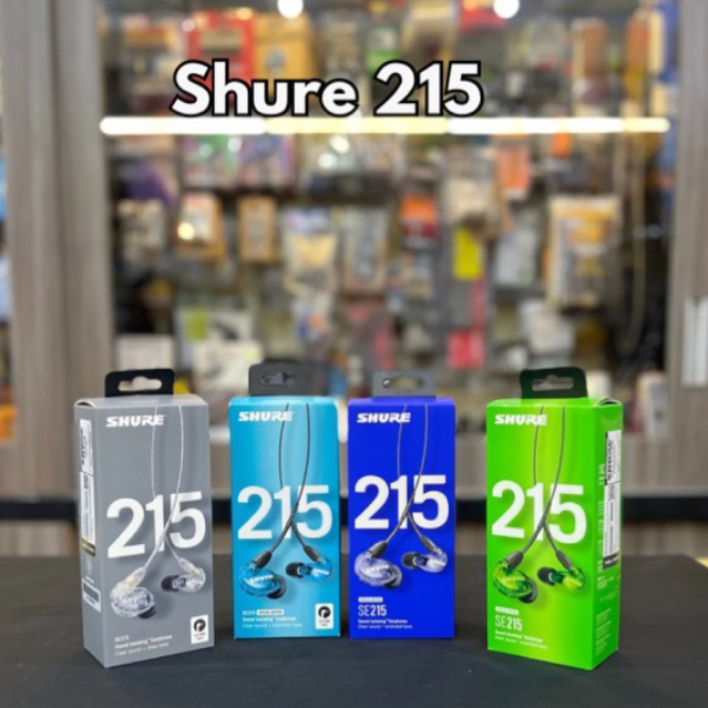 Jual SHURE SE215 SPECIAL EDITION IEM IN EAR MONITOR | Shopee Indonesia