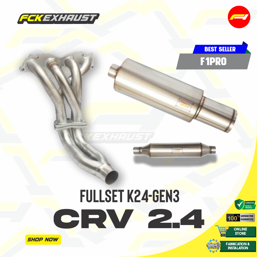 Jual Fck Full System Honda CRV K20 K24 4-2-1 Knalpot Mobil | Shopee Indonesia