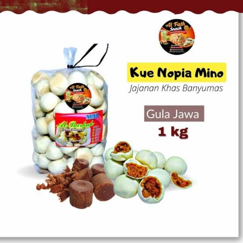Jual Kue Mino Nopia Mino Gula Jawa Banyumas Super Legit 1 kg - Mino ...