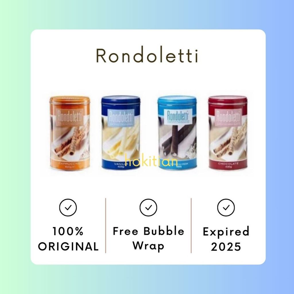 Jual Rondoletti Wafer Stick Original Rondoletti Astor | Shopee Indonesia