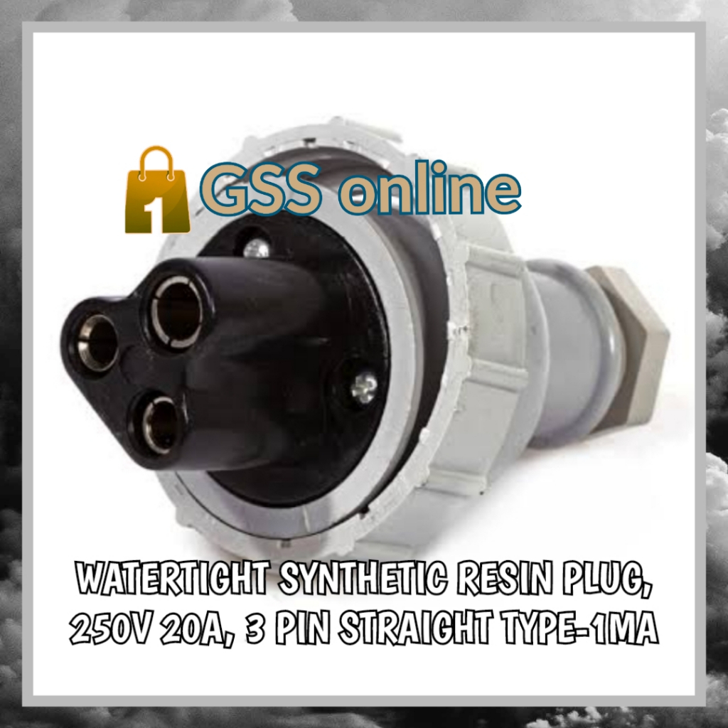 Jual PLUG WATERTIGHT 3PIN STRAIGHT T-1MA SYNTHETIC RESIN IMPA 792801 ...