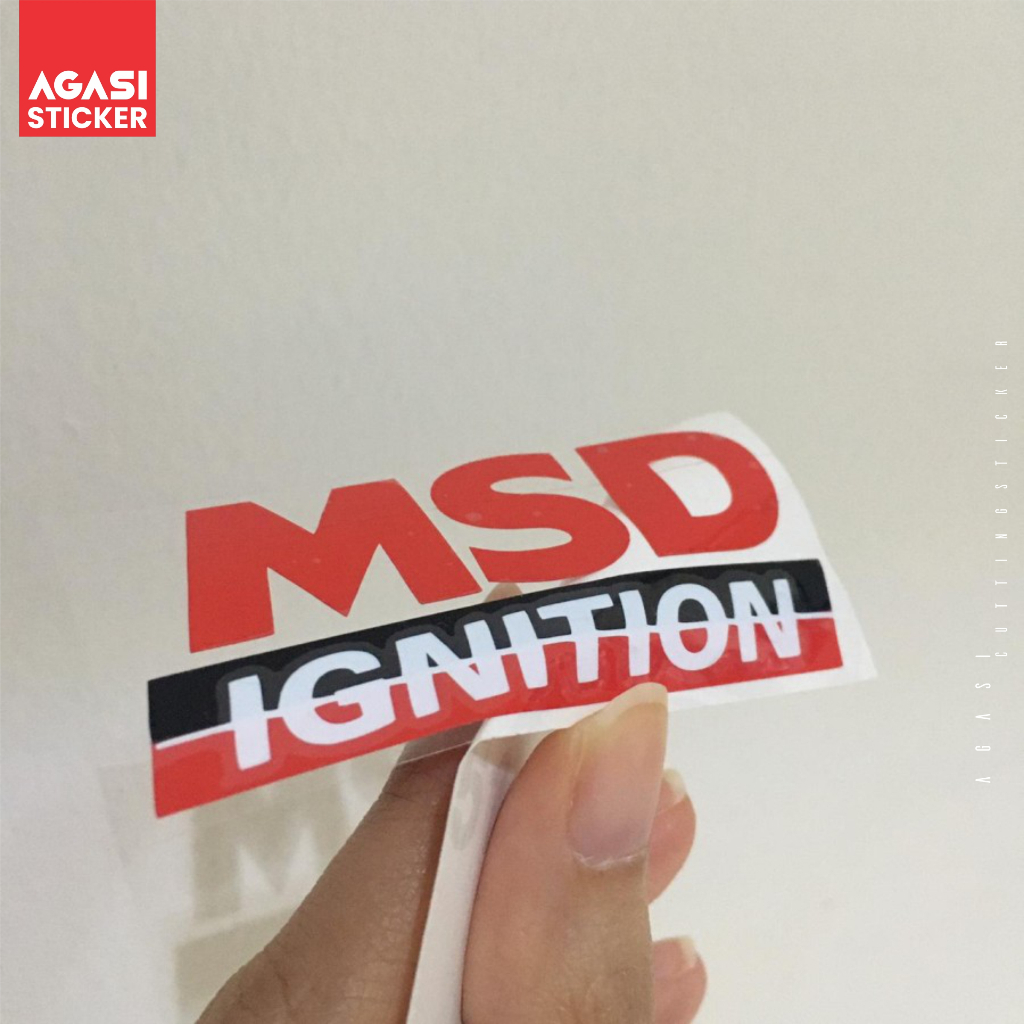 Jual Sticker MSD IGNITION Cutting Sticker | Stiker | Sticker Mobil ...