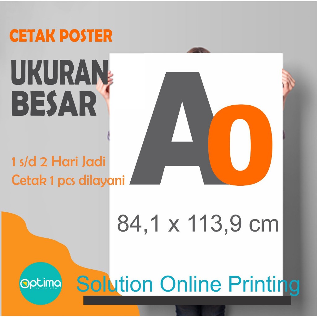 Jual CETAK POSTER UKURAN BESAR A0 | Shopee Indonesia