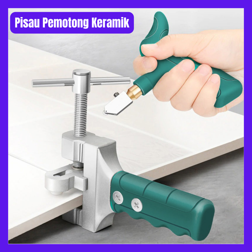 Jual isau Pemotong Keramik Glass Diamond Cutter Tile Handheld KNIFEZER ...