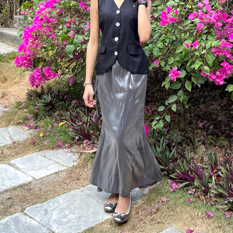 Jual Verona Shimmer Skirt - Rok Shimmer Panjang / Mermaid Duyung Skirt ...