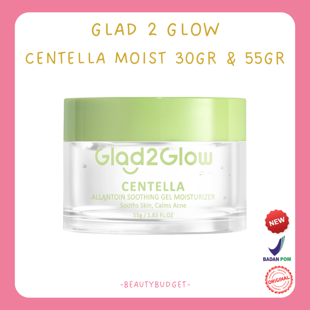 Jual Glad2Glow Centella Allantoin Soothing Moisturizer Gel Repair Skin ...