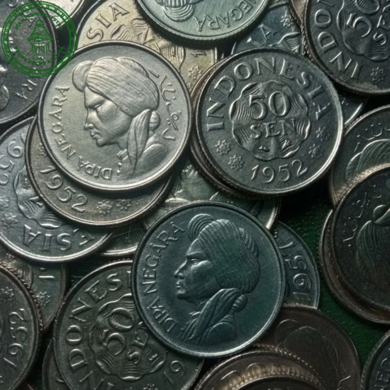 Jual Uang kuno 50 sen Diponegoro tahun 1952/1955/1957 (campur) | Shopee ...