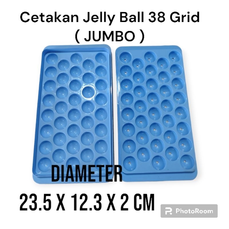 Jual Cetakan jelly Besar 38 lubang Ice ball tray 38 lubang Cetakan jelly Viral 38 lubang ...