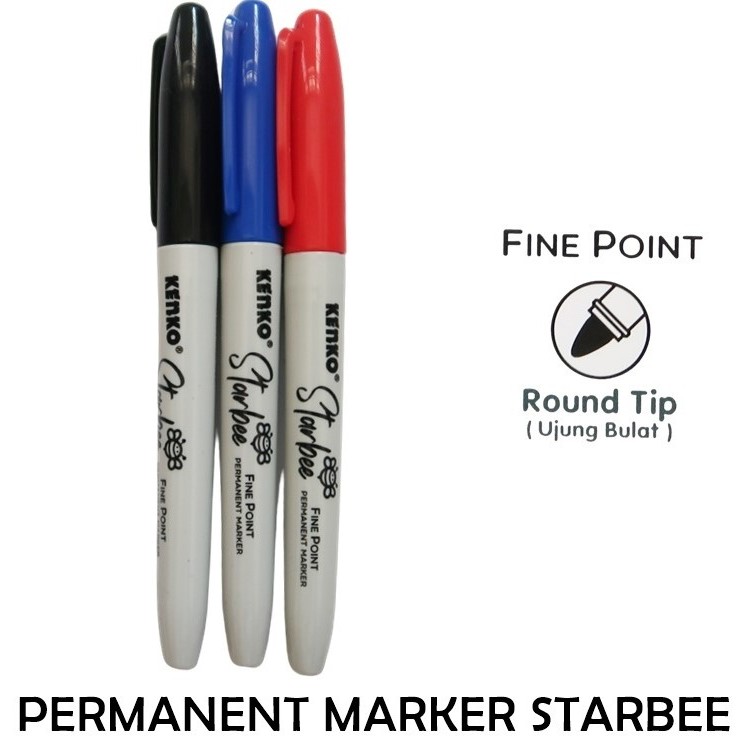 Jual Spidol Permanent Marker Starbee Kenko (1 PCS) + | Shopee Indonesia