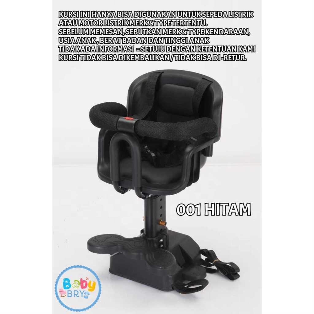 Jual KURSI BONCENGAN DEPAN ANAK DI SEPEDA LISTRIK MOTOR LISTRIK ...