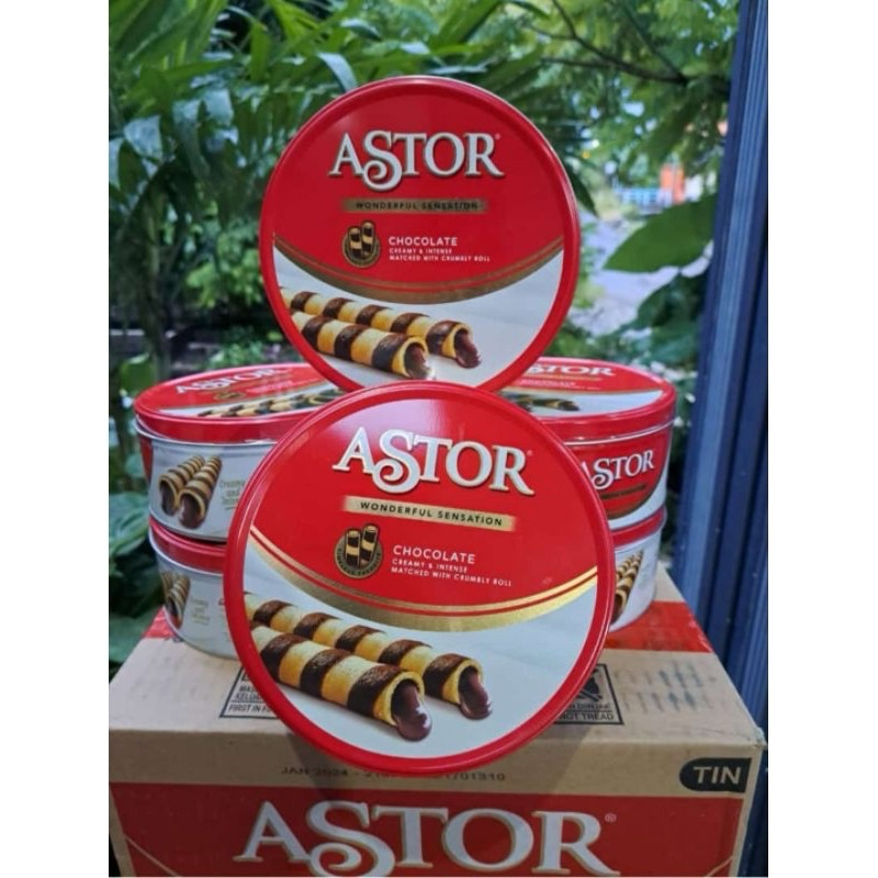 Jual Astor Kaleng Bulat | Astor Coklat Kaleng | Shopee Indonesia