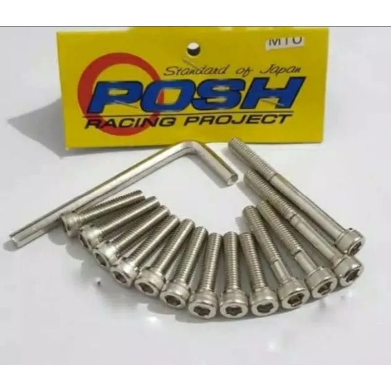 Jual Baut blok mesin MIO baut cvt blok mesin MIO full set Free Kunici L ...