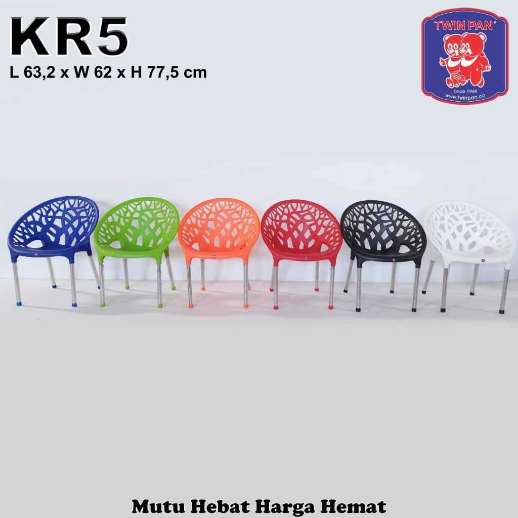Jual KURSI PLASTIK/ KURSI TAMAN/ KURSI FIBER/ KURSI TWINPAN KR5 ...