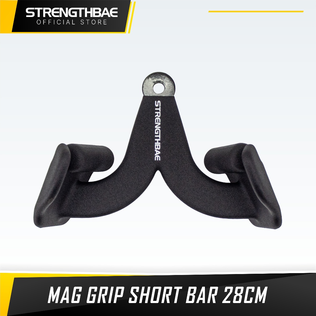 Jual Mag Grip Short Bar 28cm Cable Attachment STRENGTHBAE Lat Pulldown ...