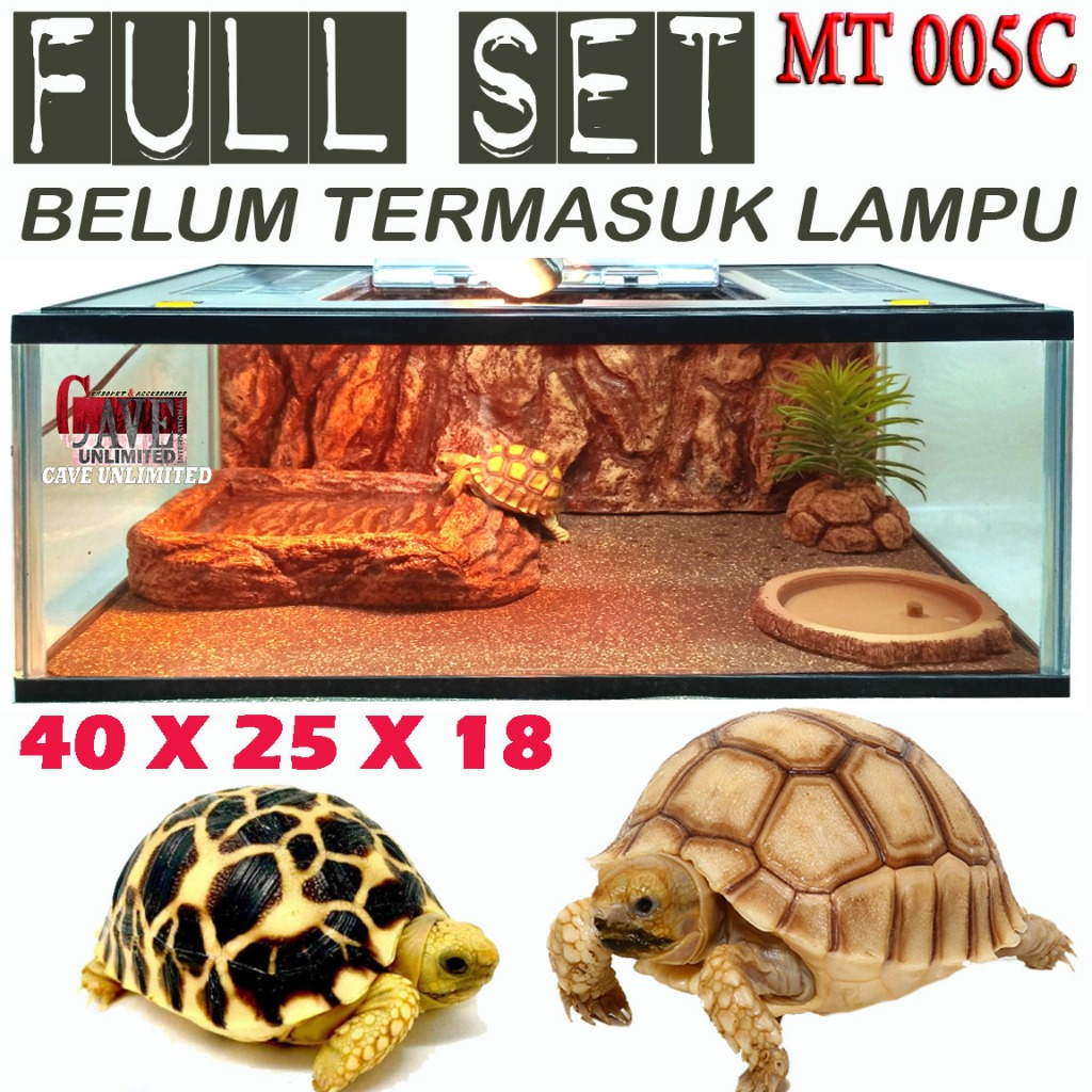 Jual MT005C PAKET TERRARIUM FULLSET PERLENGKAPAN AKSESORIS KANDANG TERRARIUM HEWAN REPTILE ...