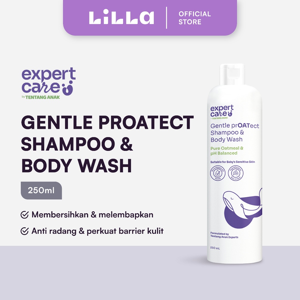 Jual EXPERT CARE Gentle prOATect Shampoo & Body Wash, Size - 250 ml ...