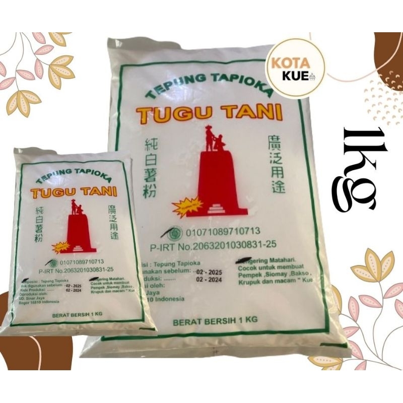 Jual Tepung Tapioka Tugu Tani_TuguTani_tepung_tapioka 1kg | Shopee ...