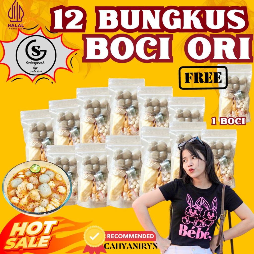 Jual PAKET BASO ACI 12 BUNGKUS EKONOMIS HOTPOT INSTAN Food Kaldu Pedas ...