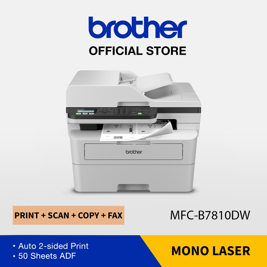 Jual Printer Brother MFC-B7810DW Mono Laser Multifunction With Duplex, Wifi & Fax | Shopee Indonesia