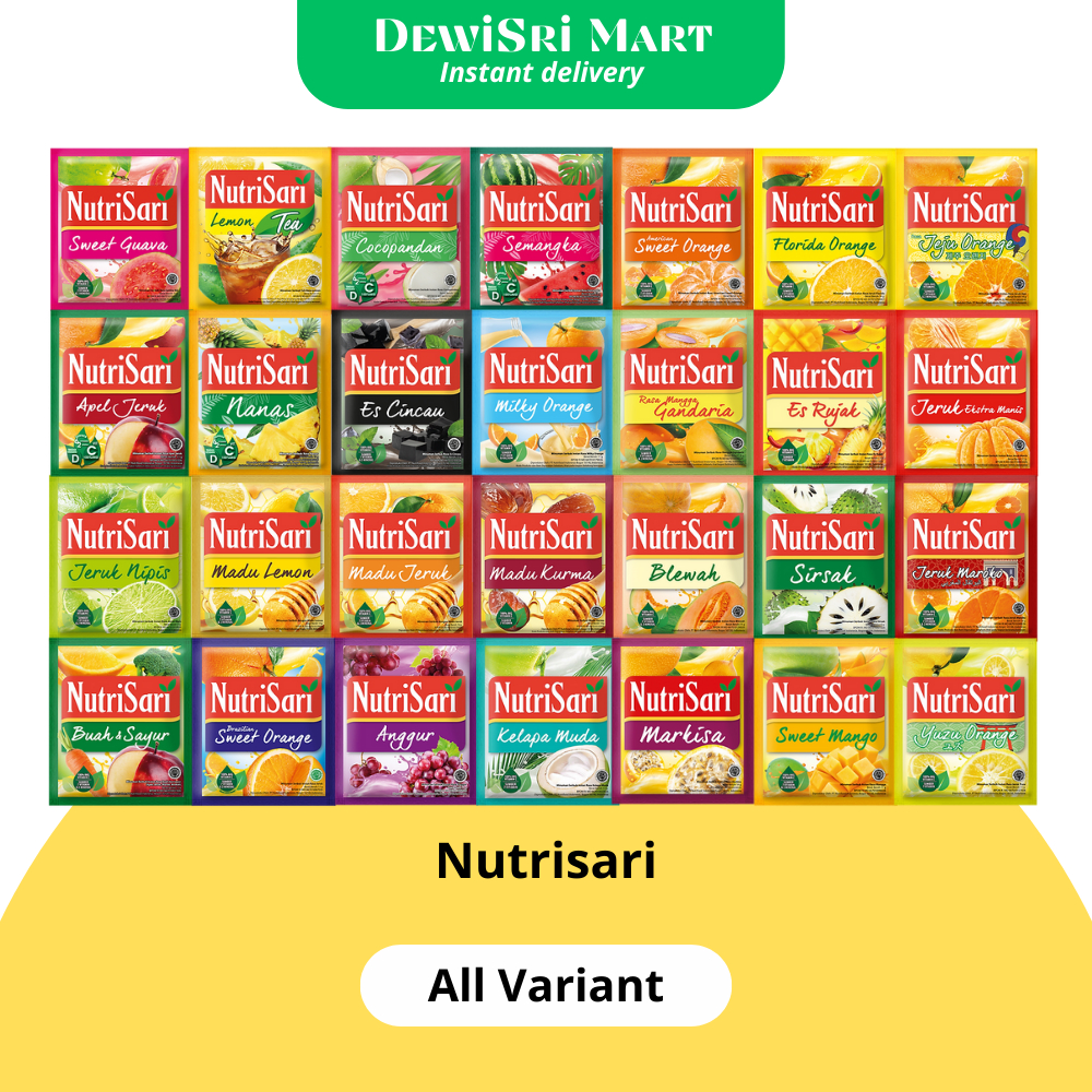 Jual Nutrisari All Variant 1 Renteng - Dewi Sri Mart! | Shopee Indonesia