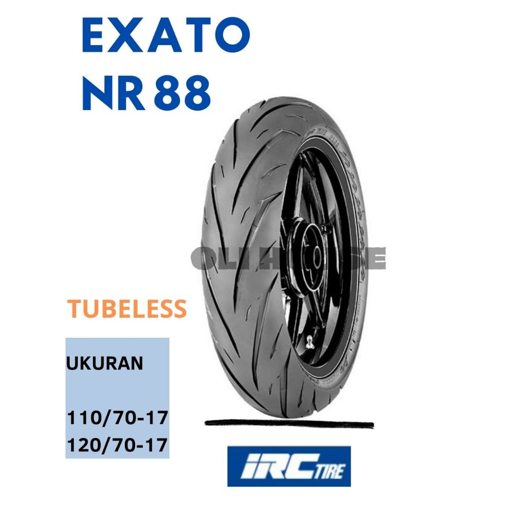 Jual Ban Luar Motor IRC Exato NR 88 Ukuran 110/70 120/70 RING 17 ...