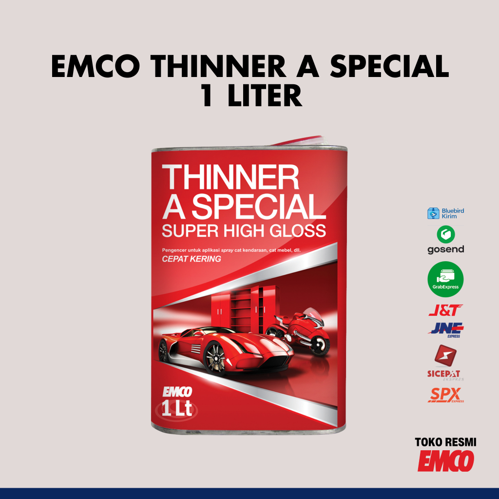Jual Thinner A Special EMCO - 1 liter 1lt Thiner Tiner Pengencer Cat ...