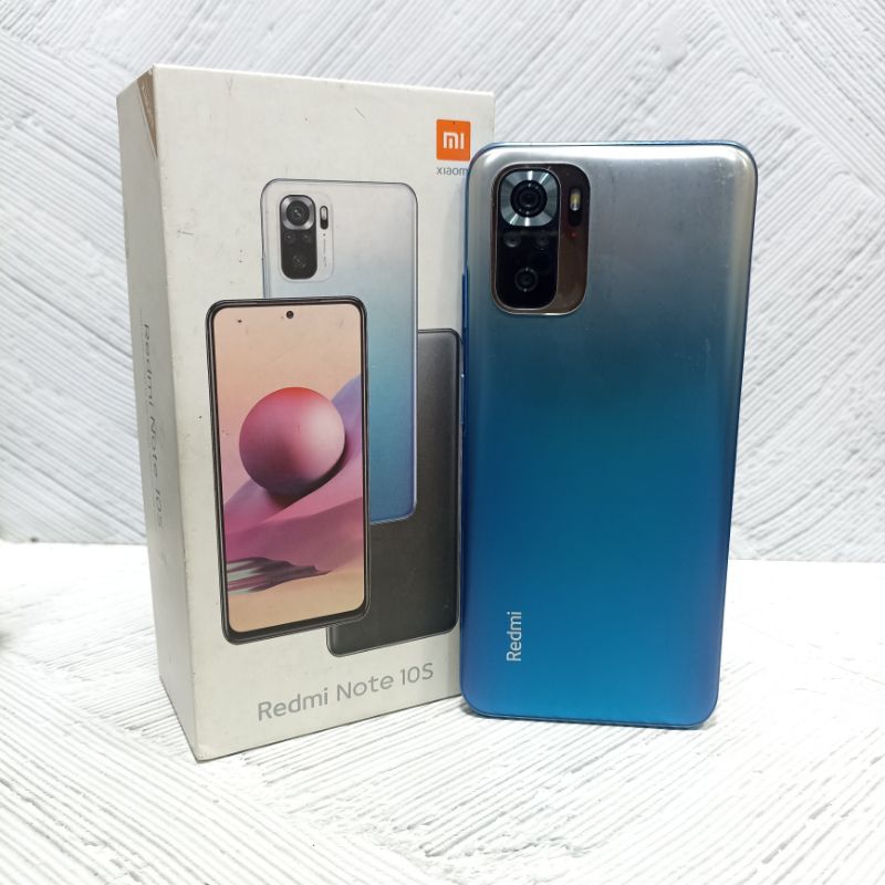 Jual Redmi Note 10S NFC 8/128 GB Second Bekas Fullset | Shopee Indonesia