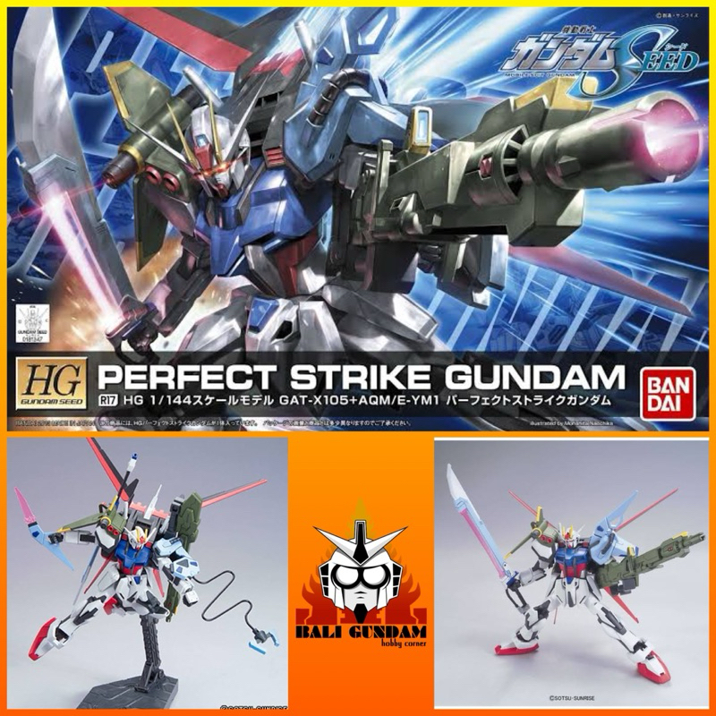 Jual HG 1/144 GAT-X105+AQM/E-YM1 PERFECT STRIKE GUNDAM Bali Gundam Hobby Corner Bandai Original ...