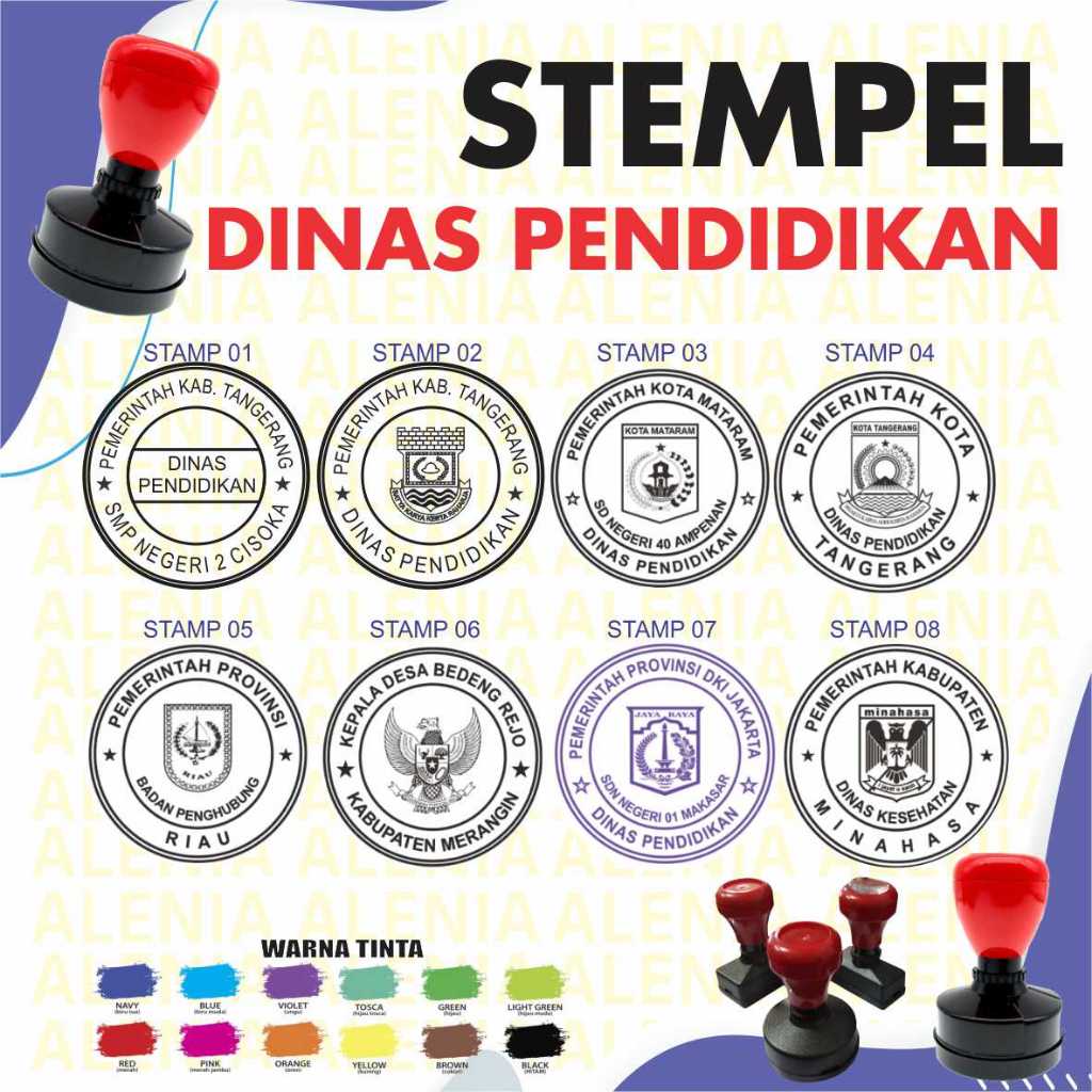Jual Stempel Dinas / Stempel Pemerintahan / Stempel Desa / Stempel ...