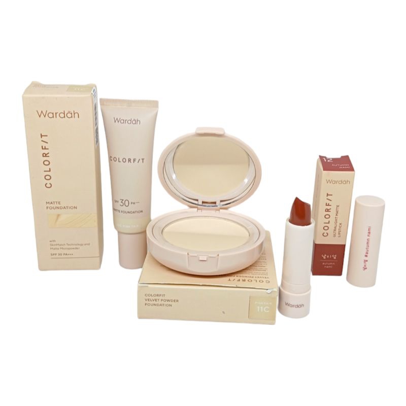 Jual Paket Colorfit Make Up 3 in 1/Wardah Paket Colorfit Seserahan ...