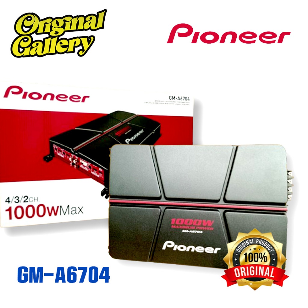 Jual Pioneer GM - A 6704 Amplifier 4 Channel Class B 1000w | Shopee ...