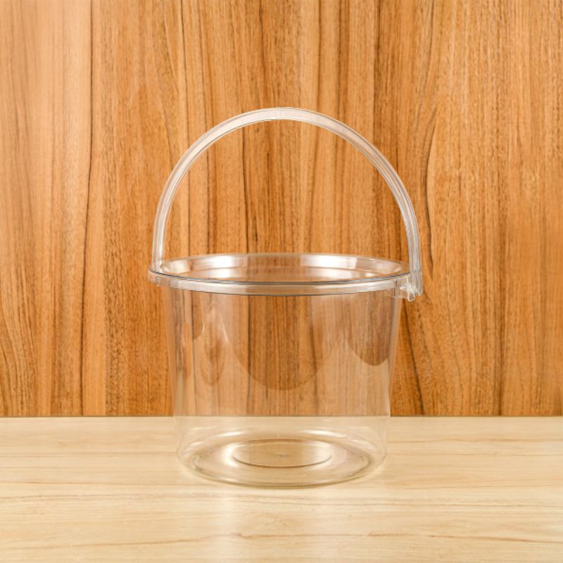 Jual IUIGA Transparent Bucket With Lid - Ember Transparan | Shopee ...