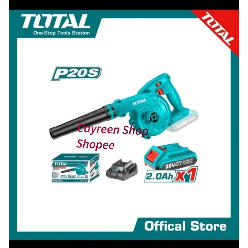Jual Blower Baterai Cordless Aspirator Blower 20V 1PAKET TOTAL ...