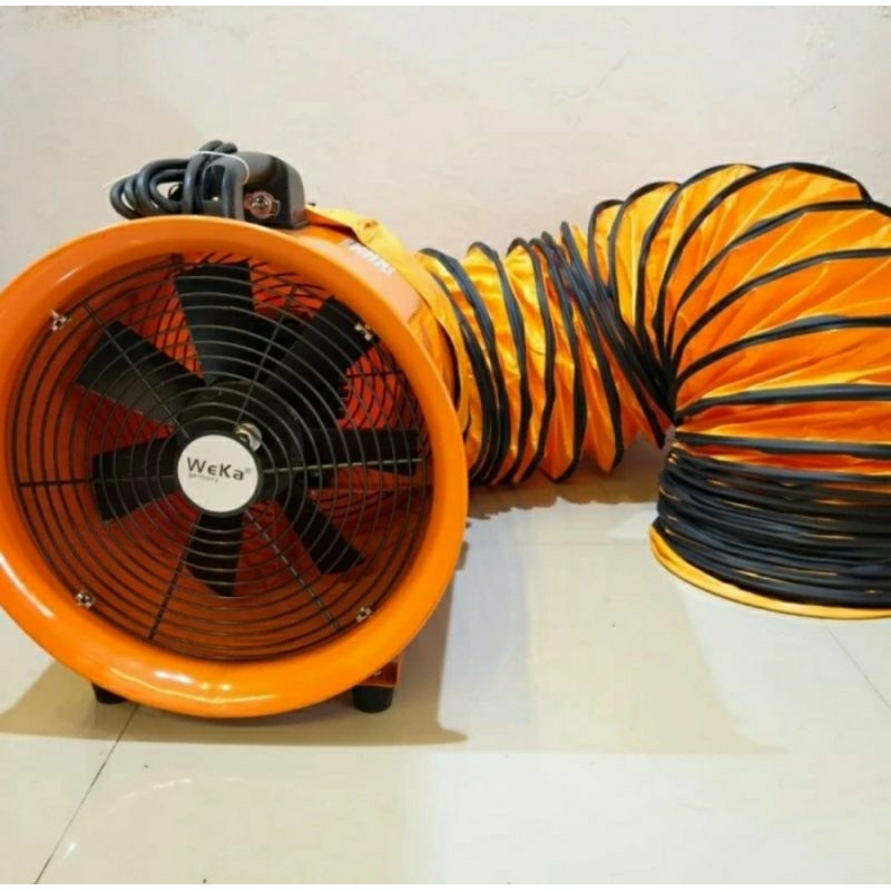 Jual Kipas Blower Ventilator Fan Portable 24" Inch WEKA + Selang 10 Meter | Shopee Indonesia