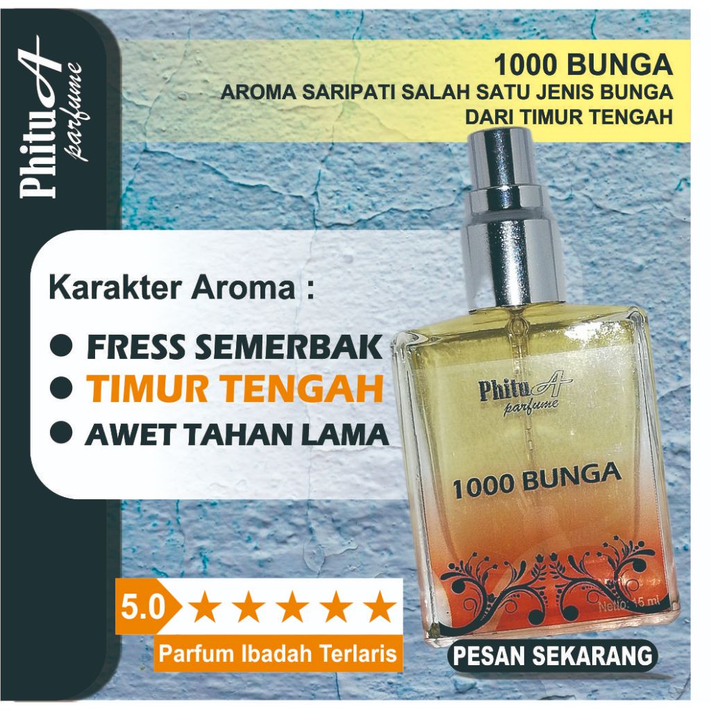 Jual Minyak Seribu Bunga atau 1000 bunga 15 ml yang berasal dari Timur ...