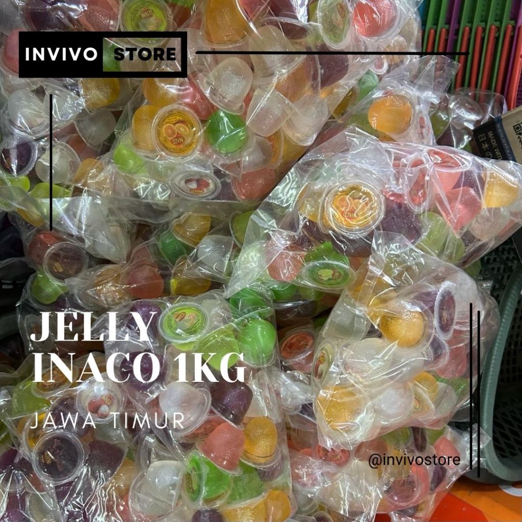 Jual Jelly Inaco Kemasan 1 Kg | Jelly Rasa-rasa 65-66pcs JATIM | Shopee ...