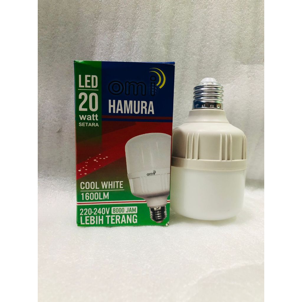 Jual OMI HAMURA LAMPU LED TABUNG 20 Watt BOLA LAMPU BOHLAM CAPSULE CAHAYA PUTIH 5Watt 10Watt ...