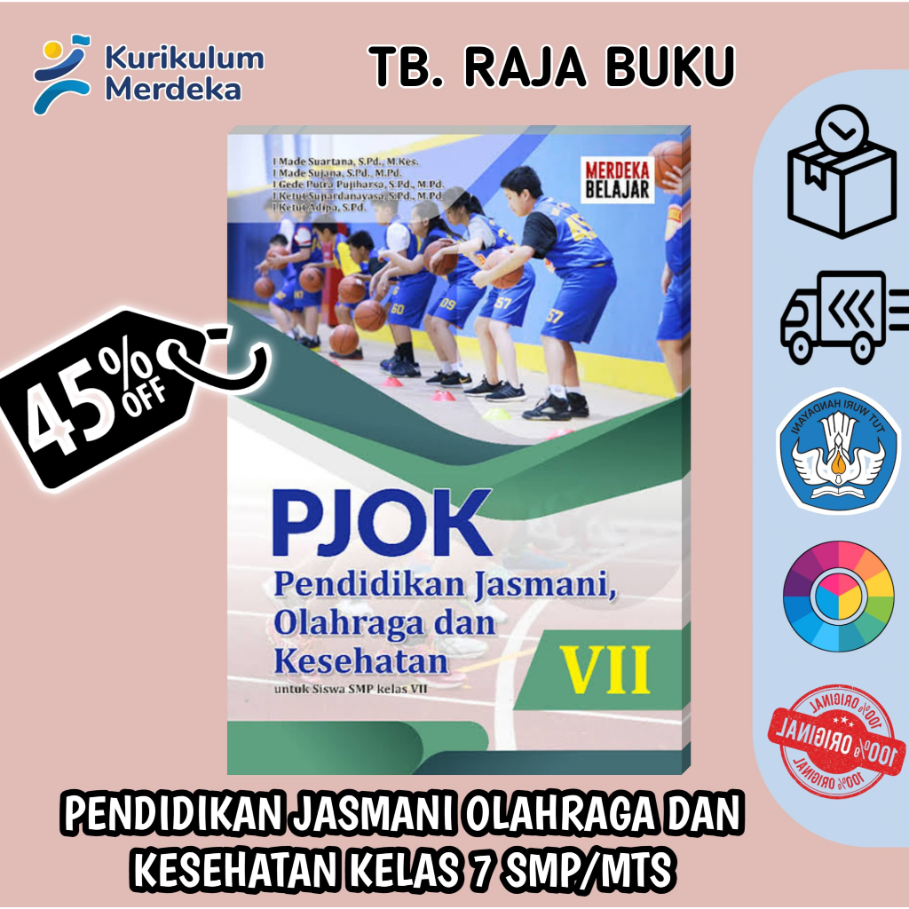 Jual Buku Siswa Pendamping PJOK Kelas 7 SMP Kurikulum Merdeka - Media Mandiri - MM | Shopee ...