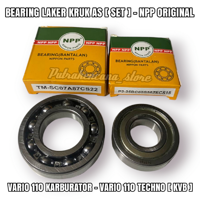 Jual BEARING LAKER KRUK AS SET NPP ORIGINAL - VARIO 110 KARBU, VARIO ...