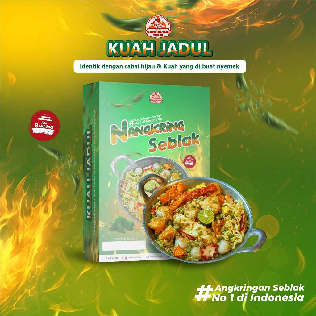 Jual Nangkring Seblak - Kuah Jadul Pedas Gurih Authentik Seblak Instan ...