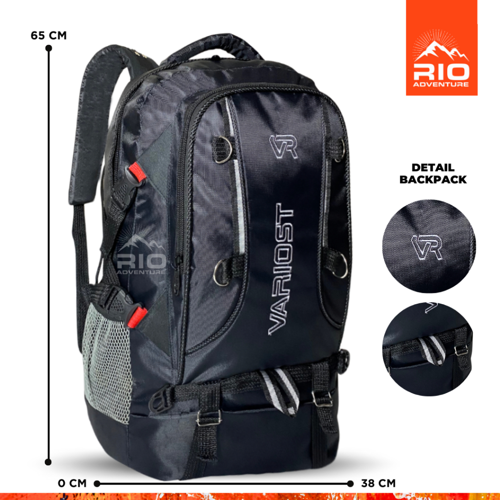 Jual Tas Ransel Pria Jumbo Backpack 60L / Tas Ransel Travelling Carrier ...