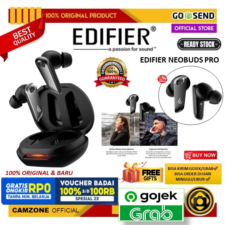 Jual Edifier NeoBuds Pro-TWS True Wireless Bluetooth Earbud with Hi-Res Audio Active Noise ...