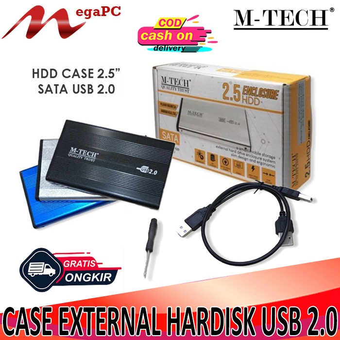 Jual CASE External Hardisk 2,5" SATA M-Tech USB 2.0 | Shopee Indonesia