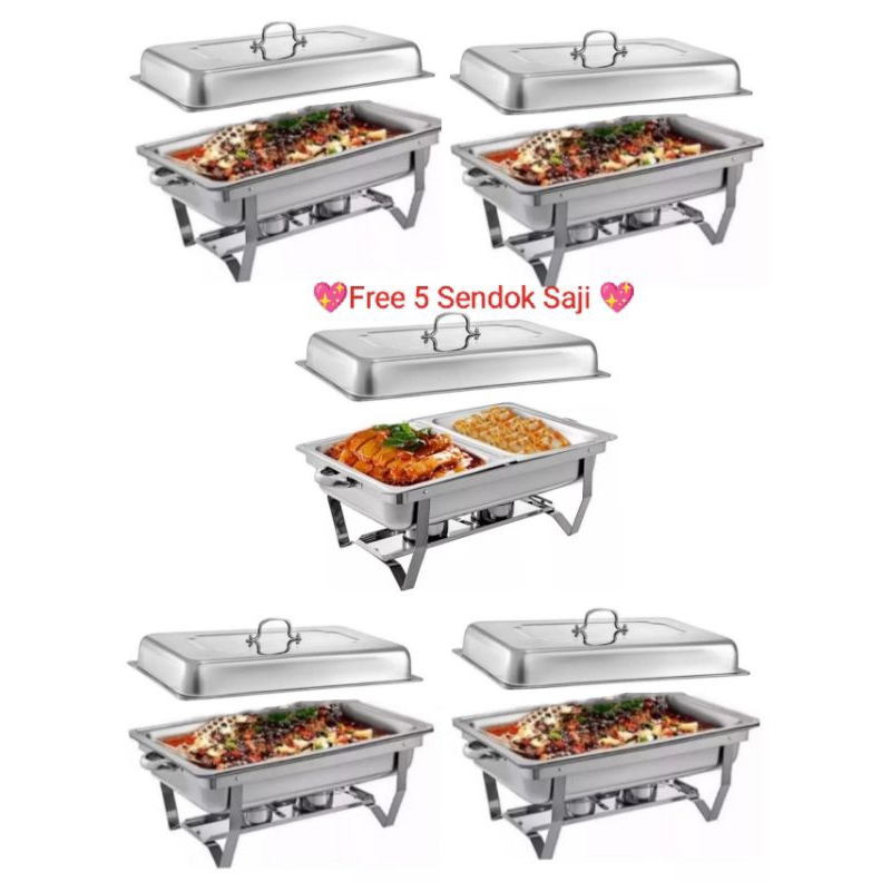 Jual Paket 5 Prasmanan Jumbo 2 Api : 1 Wadah 4 Set, 2 Wadah 1 Set. Free ...