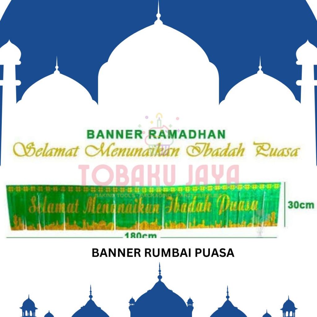 Jual Banner Rumbai Ramadhan / Banner Rumbai Untuk Bulan Suci Ramadhan ...