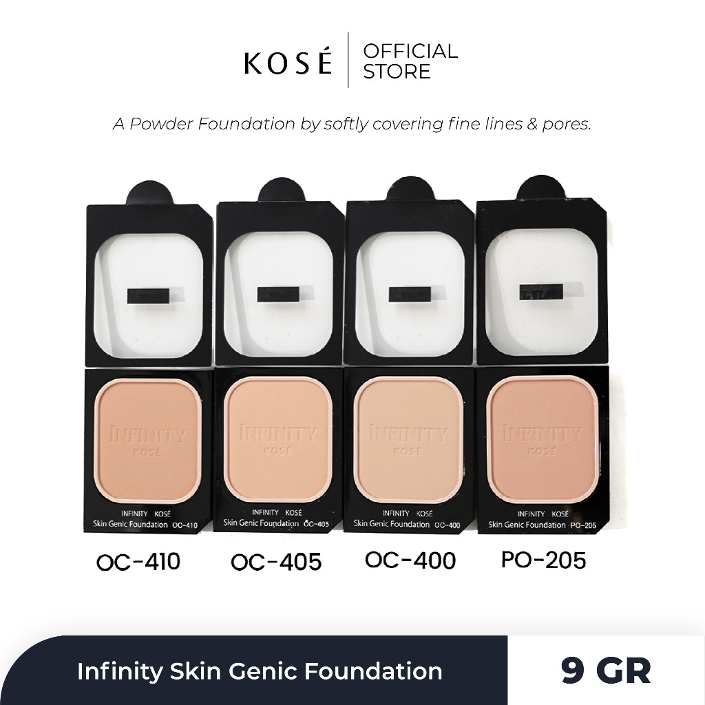 Jual KOSE Infinity Skin Genic Foundation Refill Only - 9gr | Shopee Indonesia