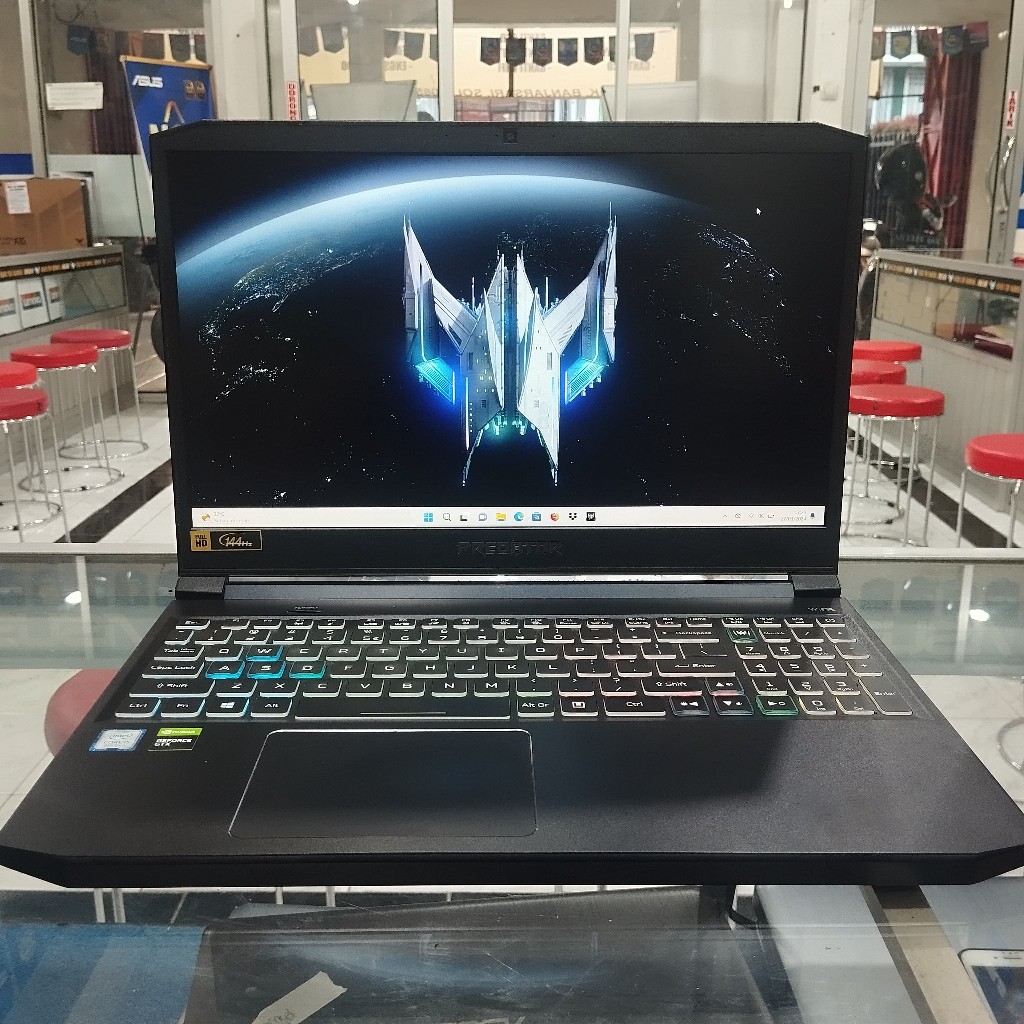 Jual Laptop Gaming Acer Predator Triton 300 Core i5 gen 9 RAM 16GB SSD ...