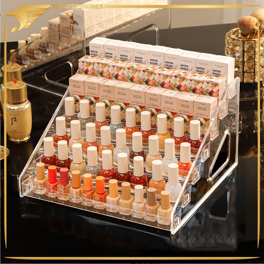 Jual Rak Organizer Acrylic Rak Kutek Rak Lipstick Rak Kosmetik Rak ...