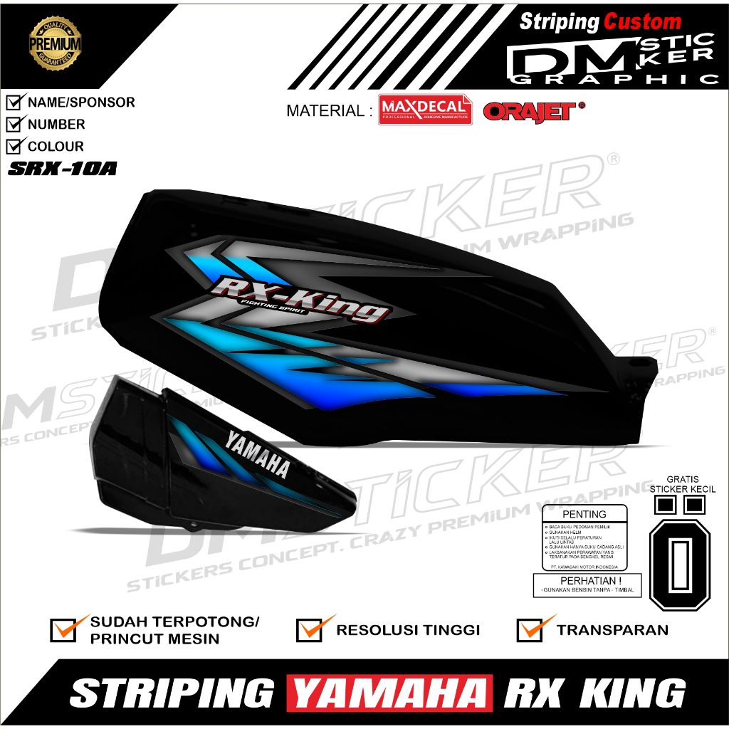 Jual STRIPING RX KING VARIASI MURAH HOLOGRAM KODE SRX-10 | Shopee Indonesia